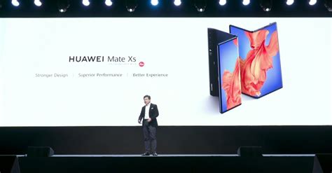 Huawei Announces The Mate Xs Its Next Generation Foldable Smartphone