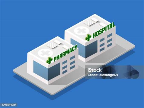 병원 아이소메트릭 3d 건물 0명에 대한 스톡 벡터 아트 및 기타 이미지 0명 거리 건강관리와 의술 Istock