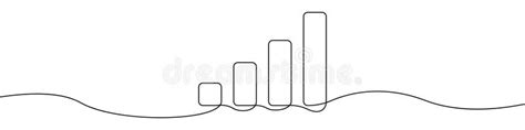 Mobile Communication Icon Line Continuous Drawing Vector One Line