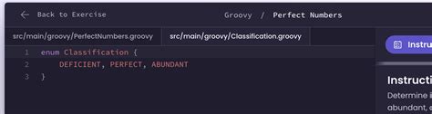 Perfect Numbers Classificationgroovy Not Visible Online Groovy