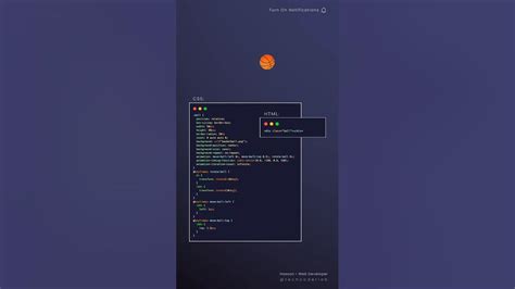🏀 Bouncing Basket Ball Animation In Css Shorts Youtube