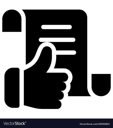 Document Approval Royalty Free Vector Image Vectorstock