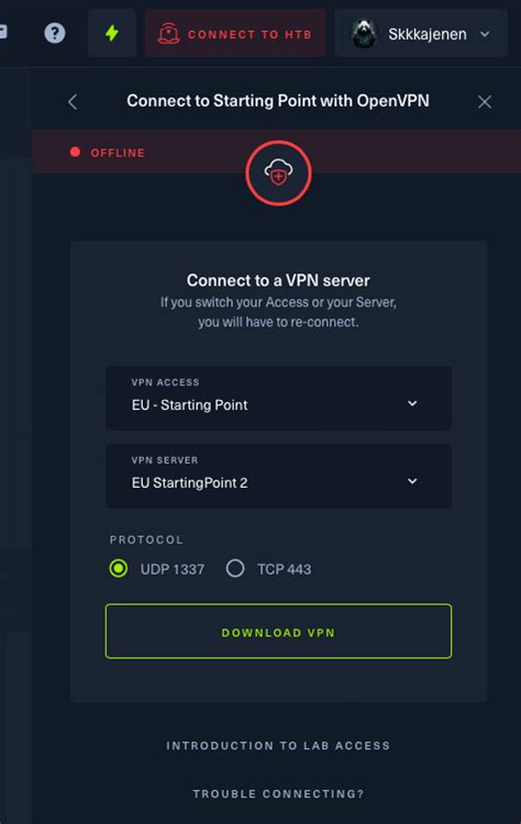 Cómo conectar con HTB VPN Skkkajenen