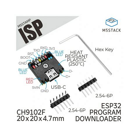 m5stamp isp serial programmer module ch9102 m5stack