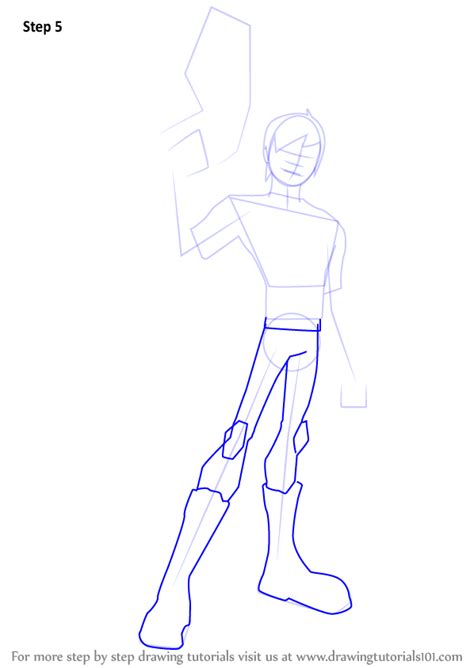 How To Draw Eli Shane From Slugterra Slugterra Step By Step