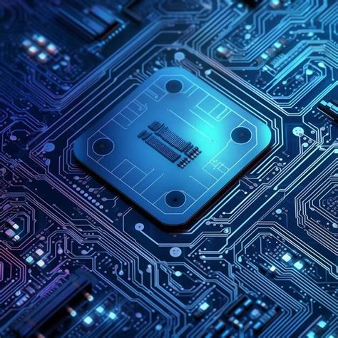 Premium Ai Image Circuit Board Close Up Technology Background 3d Rendering