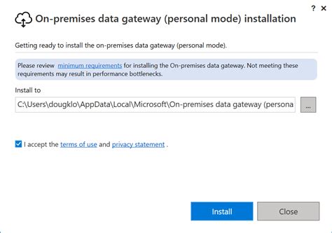 安装本地数据网关 Microsoft Learn