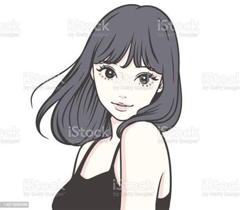 여자 소녀 여자 사람 긴 머리 웨이브 머리 아름다운 여자 주름 블라우스 귀여운 젊은 여성 여성 데이트 패션 뷰티 헤어스타일 메이크업 다이어트 에스테틱 뷰티 귀여운 디지털