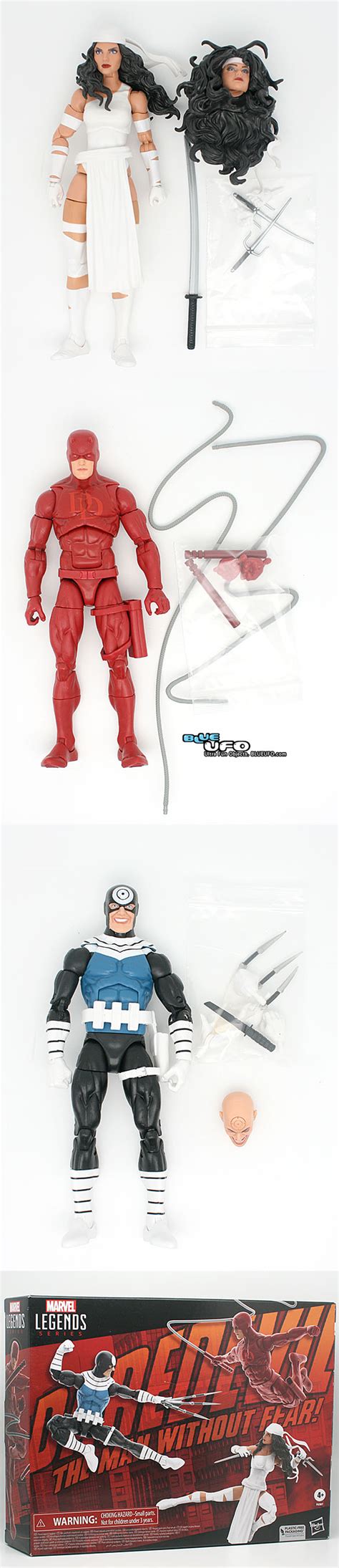 마블 유니버스 히어로 마블레전드 데어데블 3팩 개봉 피규어 상세보기