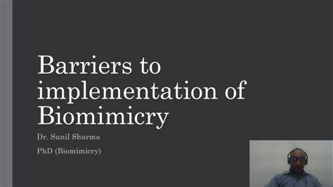 Barriers To Implementation Of Biomimicry Youtube
