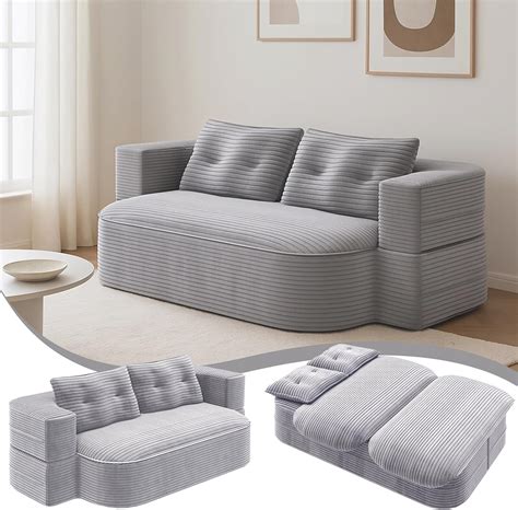 78 7 Inches Convertible Futon Sofa Bed 2 In 1 Full Size