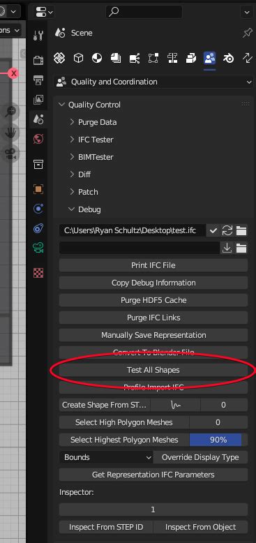 Blenderbim Create Drawing — Osarch
