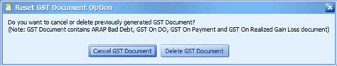 Gst How To Reset Gst Processor Autocount Resource Center
