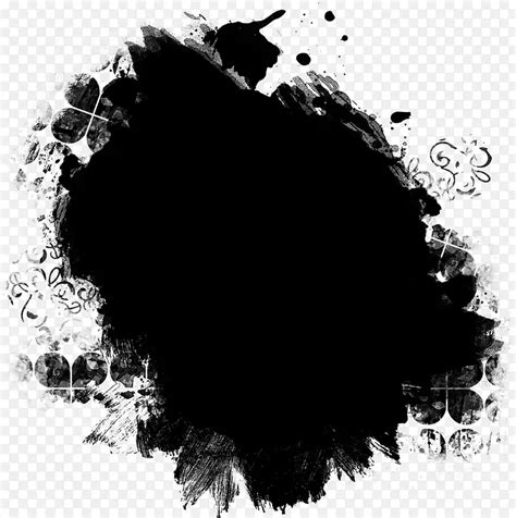 黑色漂亮墨迹剪切蒙版PNG图片素材下载 图片编号9770111 PNG素材网