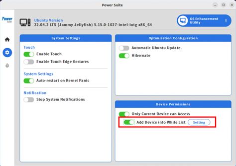 Power Suite Ubuntu X86 OS Enhancement Utility Device Control ESS WIKI
