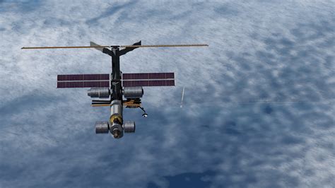 A Flight To Space Station With The Space Shuttle Rflightsim