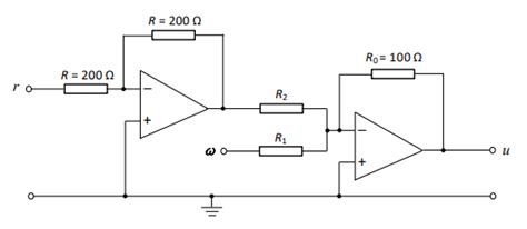 Solved 6 3 Circuit Design An Analogue Control Circuit As Chegg Com