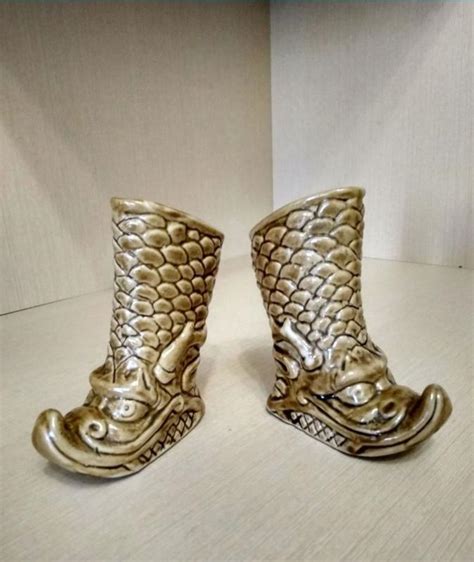 Монгольские фарфоровые сапожки гутулы — цена 425 грн в каталоге