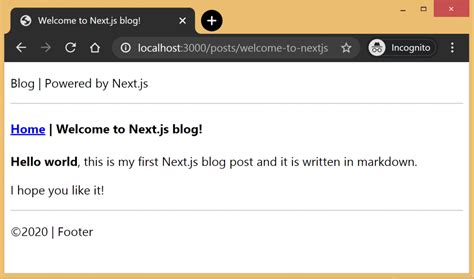 Building A Blog With Next Js Tw Tutorial