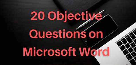 Objective Questions On Microsoft Word Set 10 Infotechsite