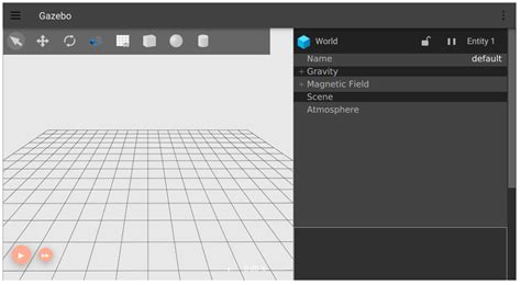 Gazebo Sim Gui Configuration