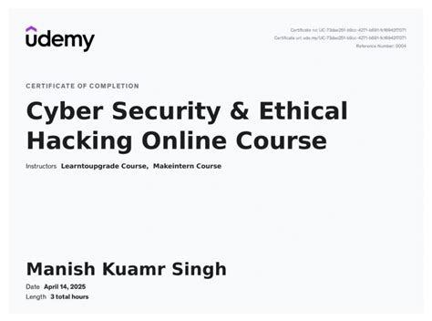 Cybersecurity Ethicalhacking Continuouslearning Certification