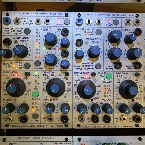 Matrixsynth Buchla 200e Electric Music Box Modular Synthesizer With 201e 12 And Flight Case