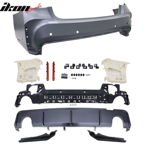 2023 2026 Bmw G20 3 Series Lci 330i 330e M3 Style Rear Bumper Cover