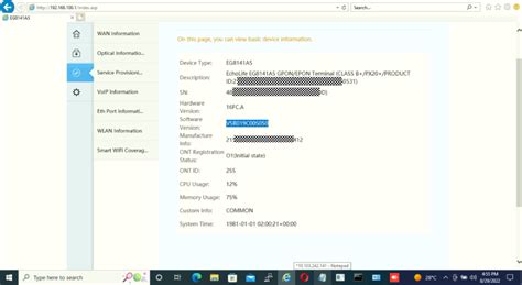 Echolife Eg A Gpon Epon Router Some Futures Not Display Huawei Enterprise Support Community