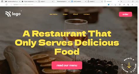 Rajkiran Verma On Linkedin Project Restraurant Using Htmlcss Pw
