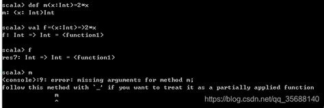 scala中函数与方法的区别 scala中 函数 csdn博客