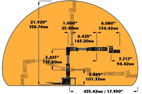 Lynxmotion Ses V2 Robotic Arm 5 Dof W Smart Servos Kit Robotshop