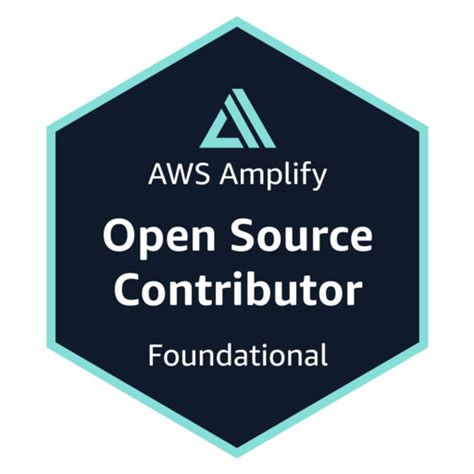 Aws Amplify Open Source Foundation Contributor Credly