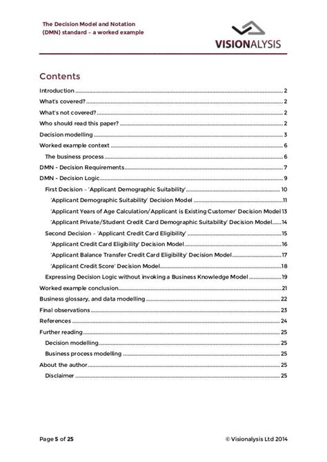 Decision Model And Notation Dmn Standard Explained A Worked Example