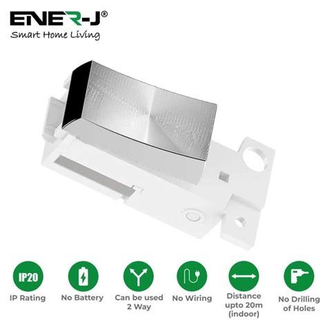 Ener J 1 Gang Grid Switch Click Minigrid Style Satin Chrome Ws1084 Abm Electrical Distributors