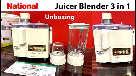 National Juicer Blender 3in1 Heavy Motor Best Quality Product Youtube