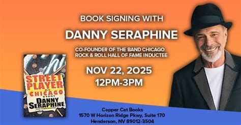 Danny Seraphine Chicagos Original Drummer At Copper Cat Books
