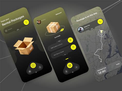 Package Delivery App By Kimia Barati For Pela Design On Dribbble