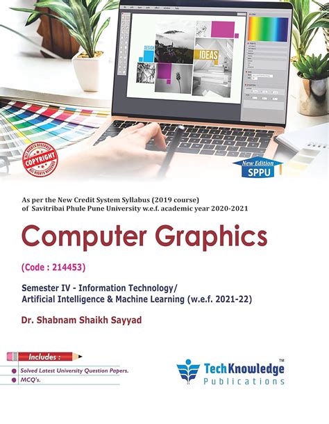 buy computer graphics for sppu b e it and aiml engineering sem 4 book