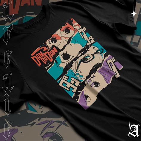 Camiseta Basica Algodao Dandadan Eyes Principais Ken Takakura Momo Ayase Seiko Ayase E Turbo