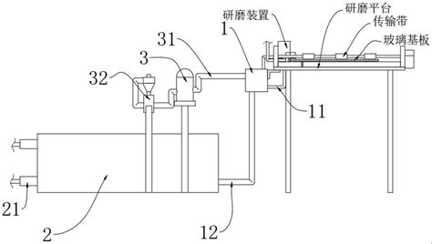 一种玻璃基板研磨加工的冷却水吸收装置的制作方法