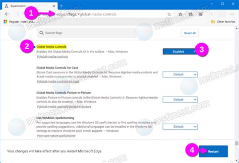 How To Enable Global Media Controls In Microsoft Edge