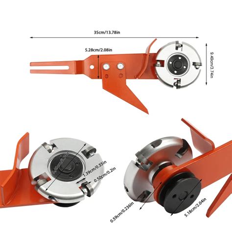 Chainsaw Carving Mill Attachment Log Debarker Peeler Notcher Fit Stihlandhusqvarna 133 95