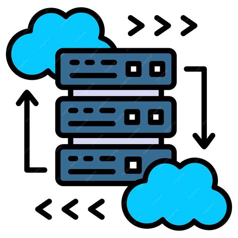 Premium Vector Scalable Transaction Storage Vector Cloud Data Center And Web Hosting Services