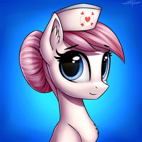 Nurse Redheart Red Heart Minor Mlp Art Minor