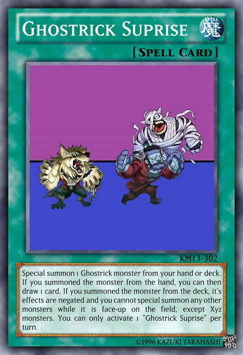 Ygo Custom Card Ghostrick Surprise By Kurimaster13 On Deviantart