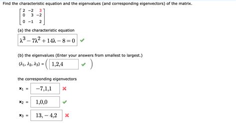 answered find the characteristic equation and… bartleby