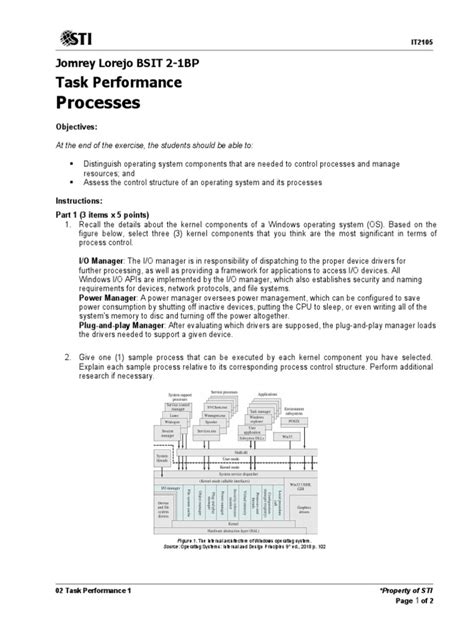 02 Task Performance 1 Arg Platform Lorejo Pdf Operating System Process Computing
