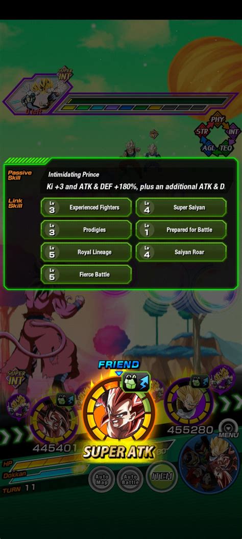 Fully Built Up Lb Ssj4 Vegeta Mid R Dbzdokkanbattle