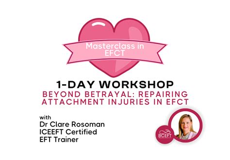 Efct Online Masterclass Beyond Betrayal November 2024 The Brisbane Centre For Eft